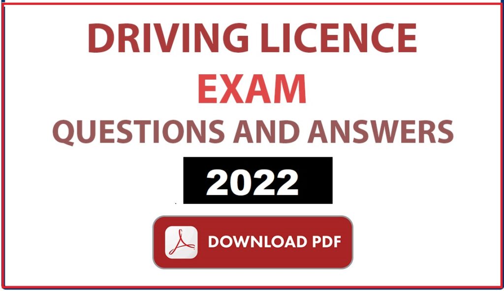 Driving Licence Exam Questions and Answers pdf - VLESUPPORT